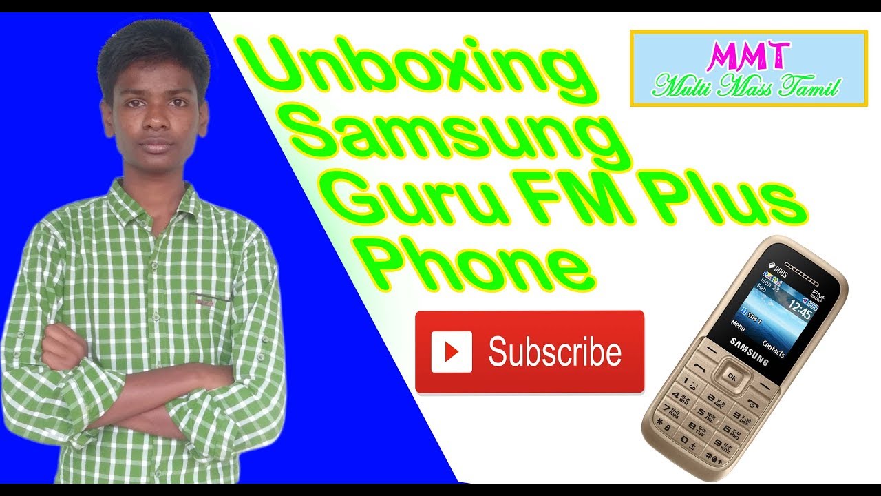 Unbox and Review Samsung Guru FM Plus |தமிழில்| - YouTube