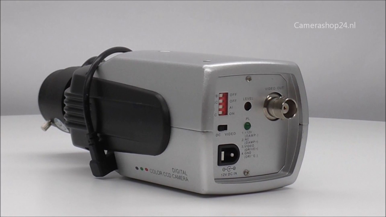 Box camera Sony ccd Analoog 540tvl. cb11 - YouTube