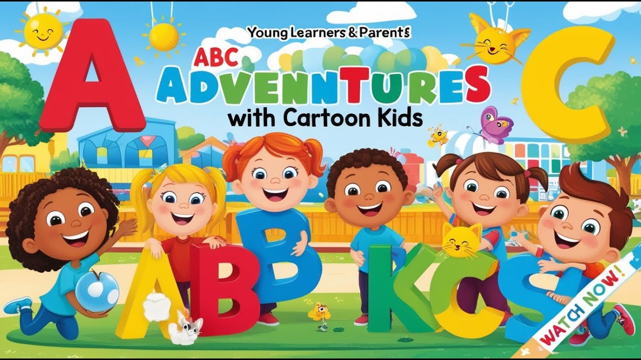 ABC Song for Kids | Learn the Alphabet with Fun and Colorful Animation ...