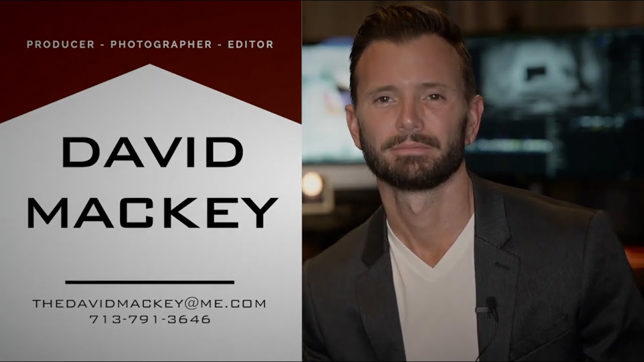 David Mackey Demo Reel 2023 - YouTube