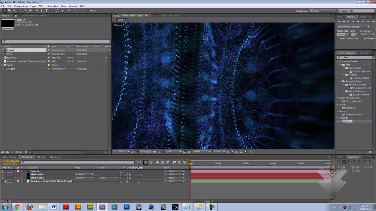 Trapcode Form 2 Tutorial | After Effects | Project File Included - YouTube