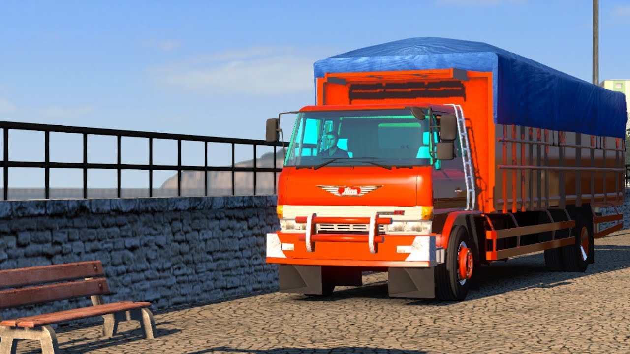 Hino Ranger FF ETS2 1.32 Review || Indonesian Mod - YouTube