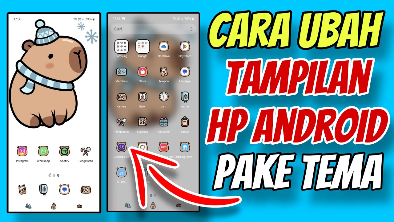 Terbaru Cara Mempercantik Tampilan HP Android Menggunakan Tema Sesuai ...
