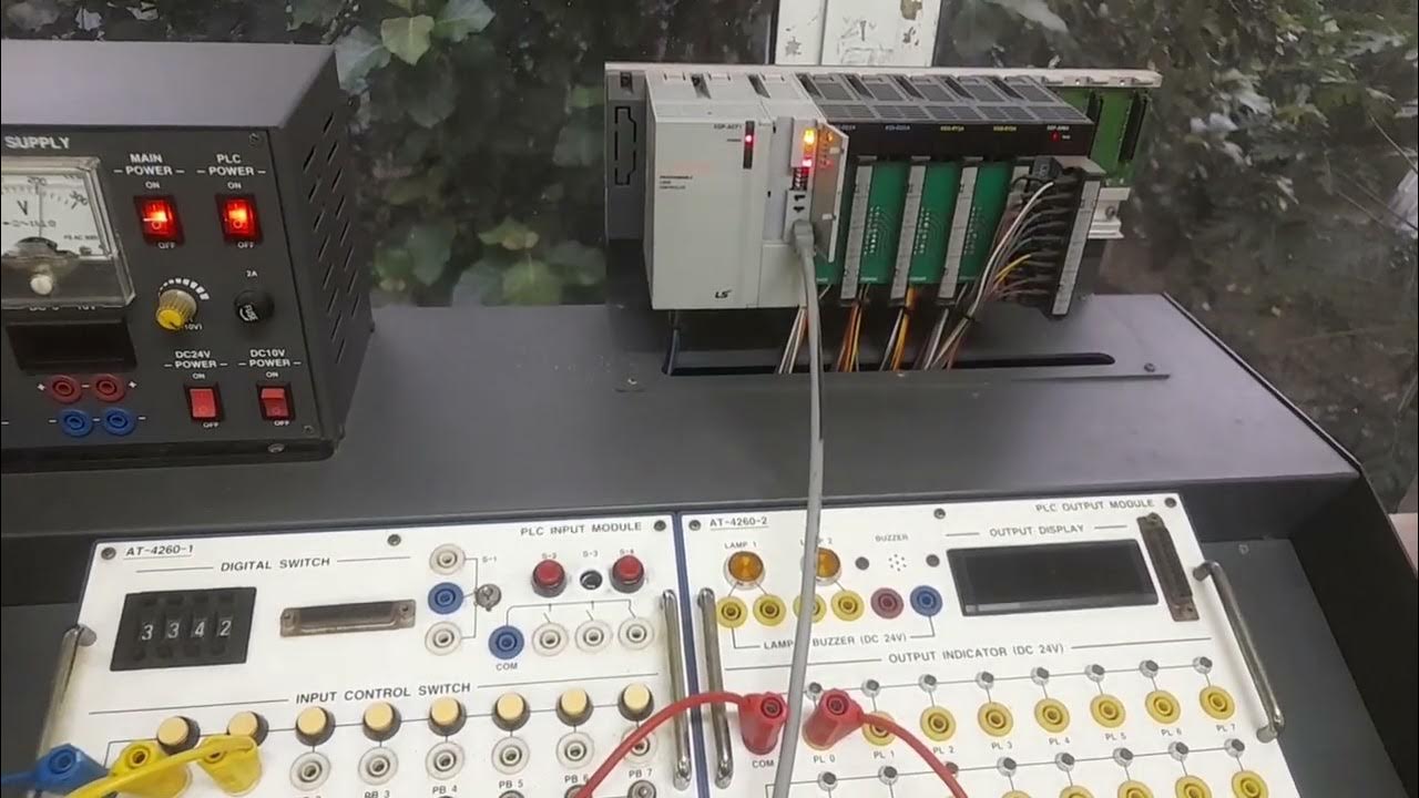 PLC එකෙන් DOL Circuit එකක් වැඩ කරන හැට්|Direct on line circuit by using ...