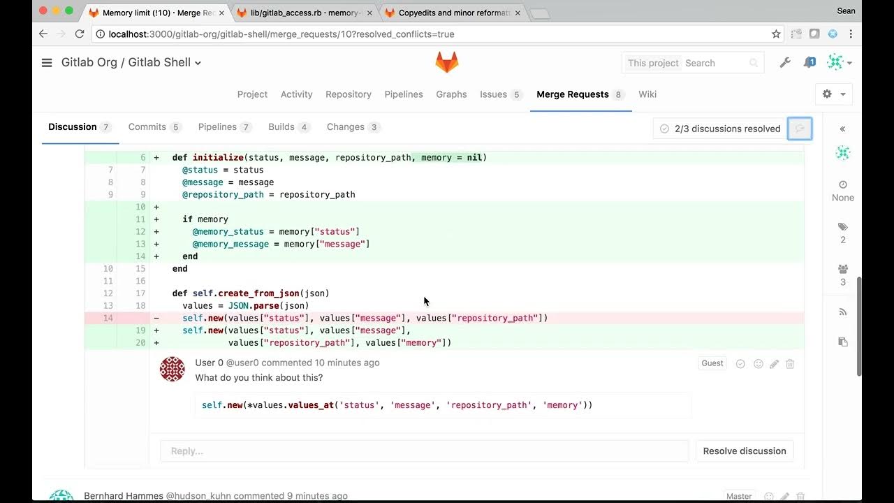 Code review demo [2017-03-17] - YouTube