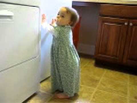 Ryan dancing with the washing machine - YouTube