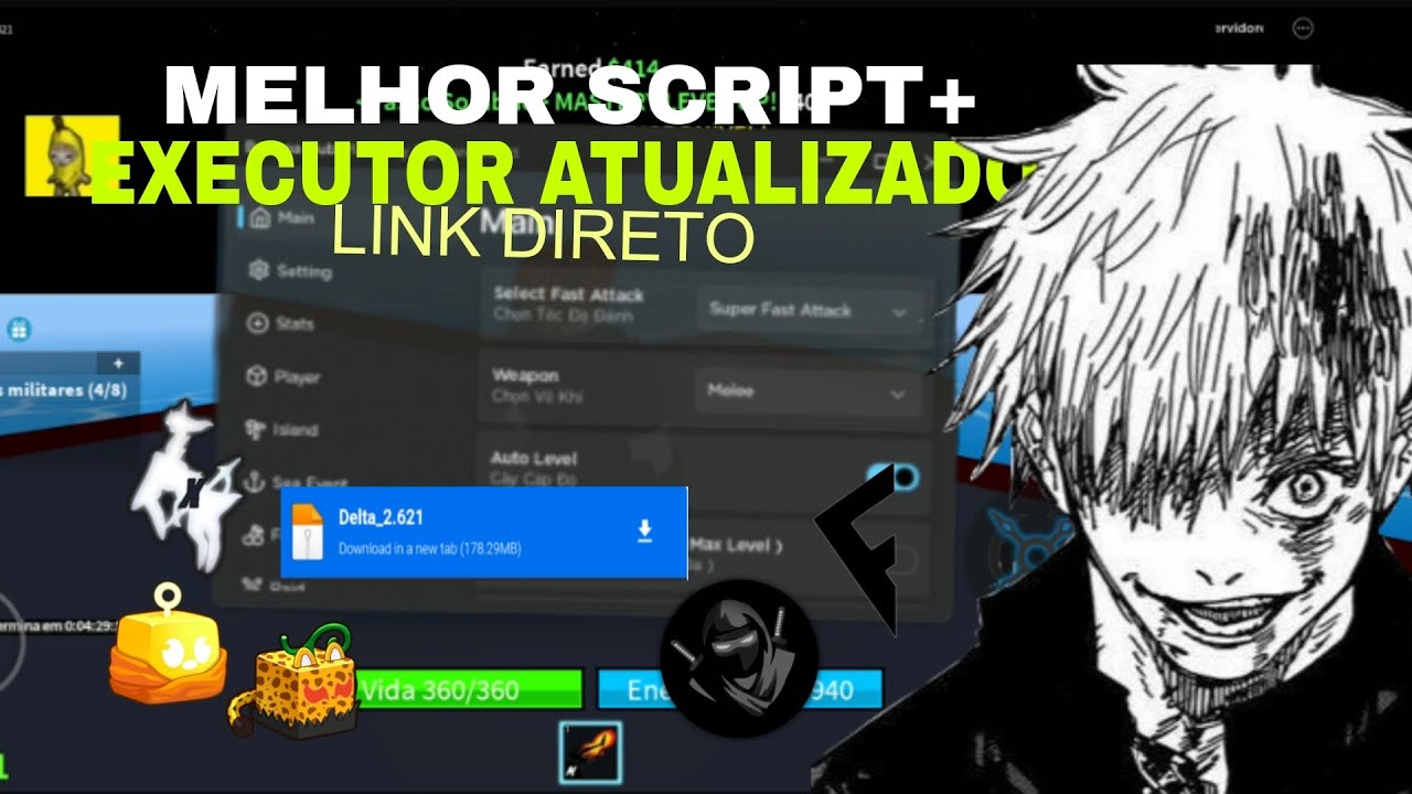 ⚡!*OP* Banana Hub Bloxfruit Roblox Script | Roblox Delta link direto ...