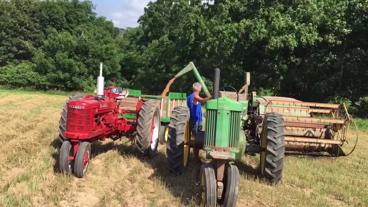 Old Time Wheat Harvest - YouTube