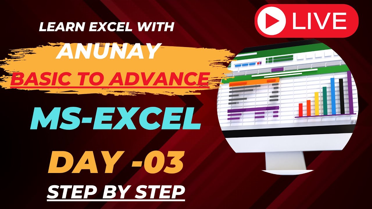 EXCEL DAY 3 || Excel for Beginners: Learn the Basics in the Easiest Way ...