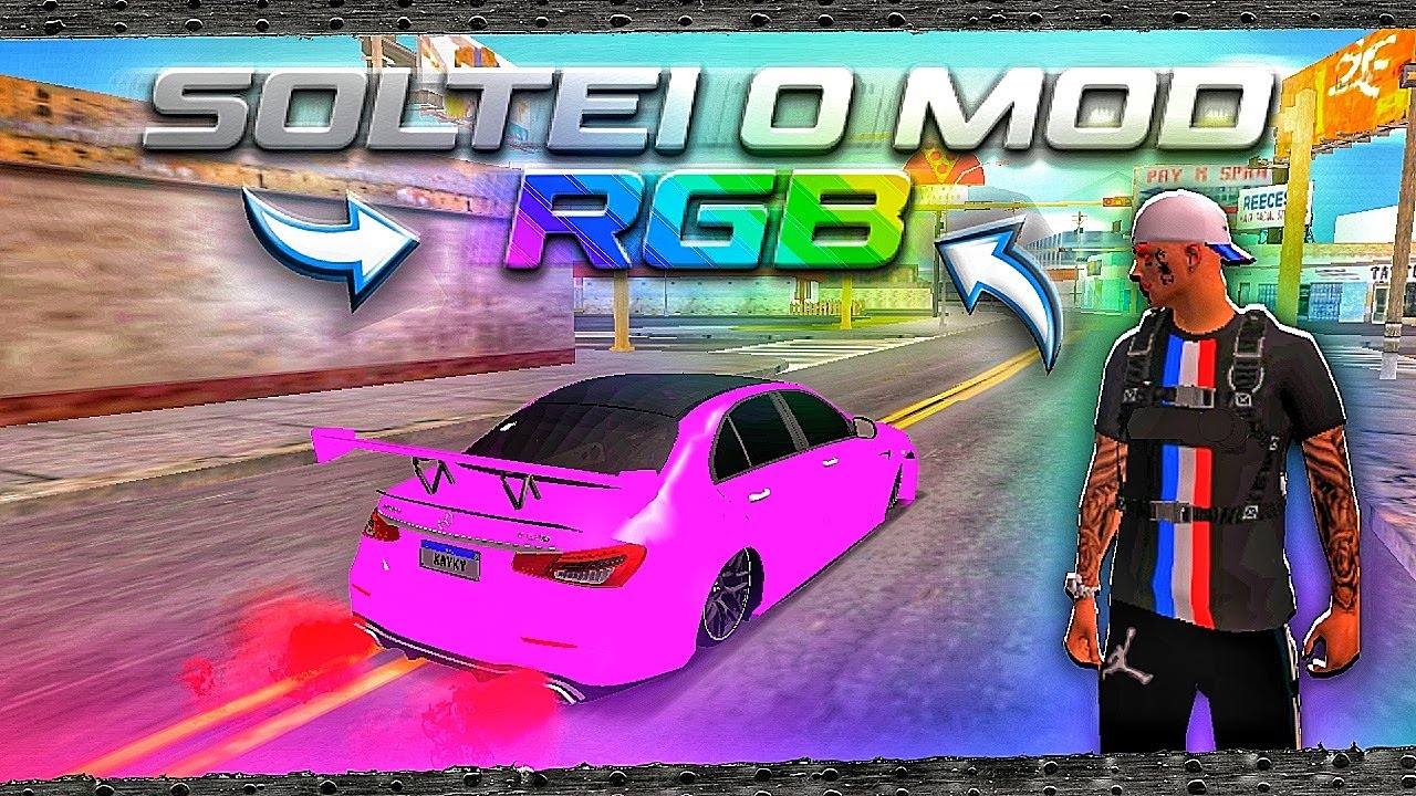 MINHA MERCEDES E63 + MOD RGB + OVERDOSE VERMELHA GTA SAMP - YouTube