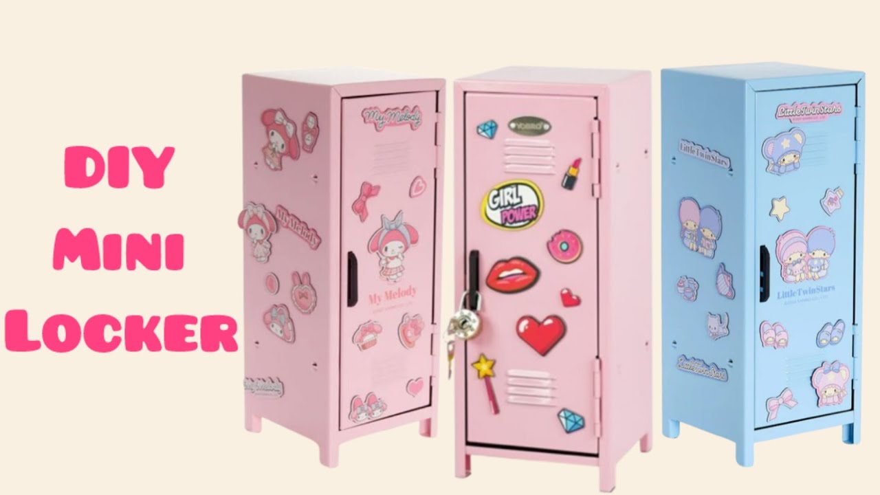 DIY Mini Locker 😍/Ideas/Craft/DIY #diy #craft #tutorial - YouTube