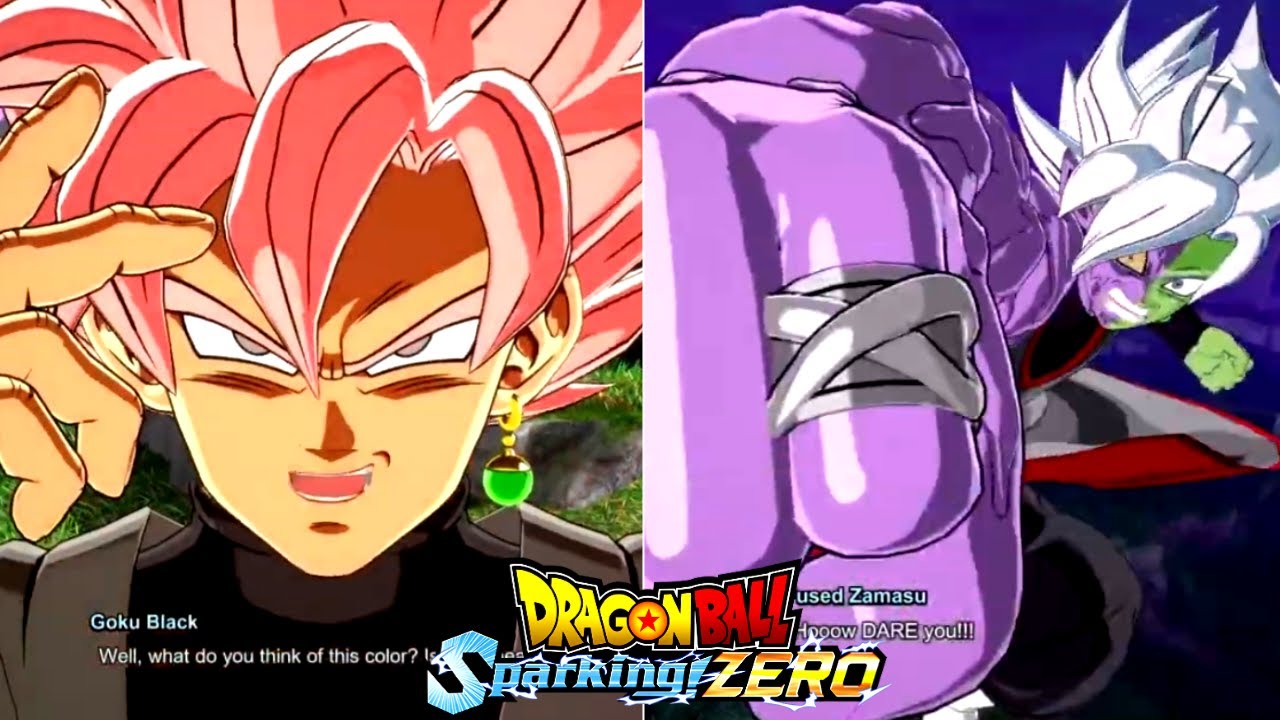 DRAGON BALL: Sparking! ZERO - Goku Black & Fused Zamasu Gameplay ...