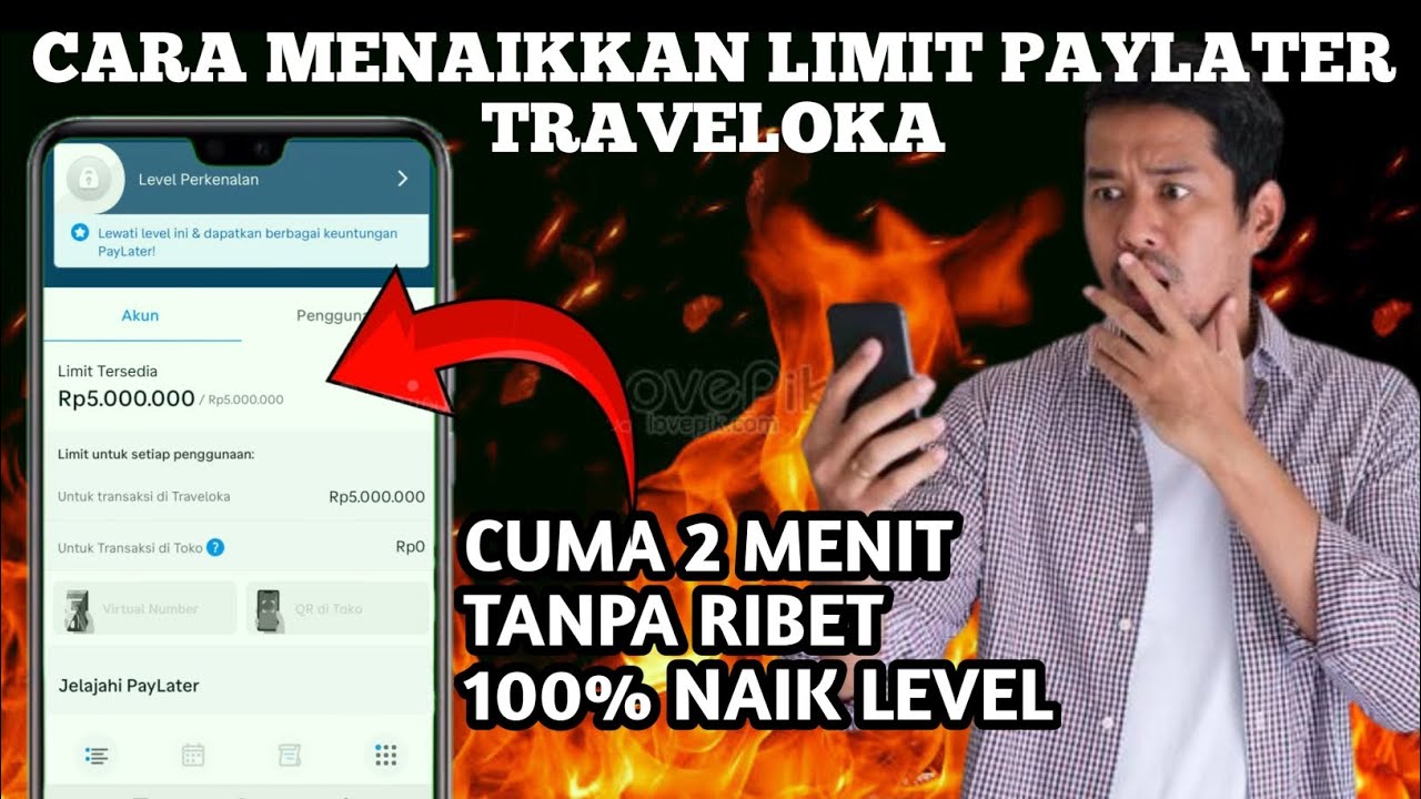 Cara Menaikkan Limit Traveloka Paylater Terbaru 2024 - YouTube