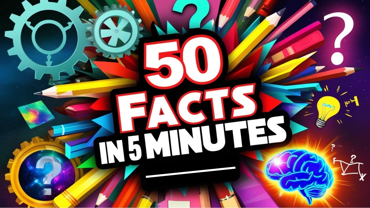 50 Mind-Blowing Facts In 5 Minutes - YouTube