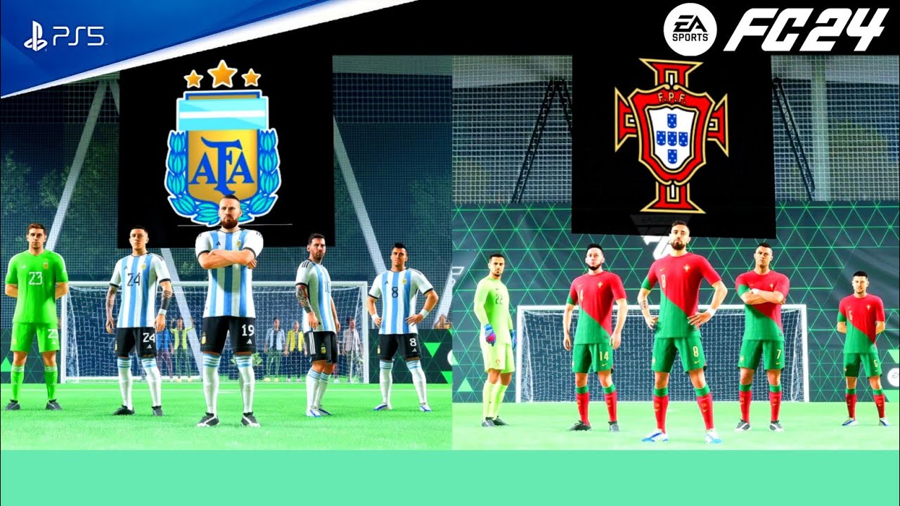 FC 24 VOLTA | Messi vs Ronaldo | Argentina vs Portugal | PS5™ [4K60 ...
