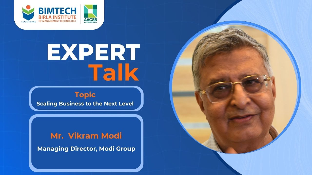 Expert Talk: Mr. Vikram Modi, Managing Director, Modi Group | Scaling ...