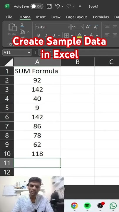 How To Create Sample Data In Excel Shorts Excelvba Excel