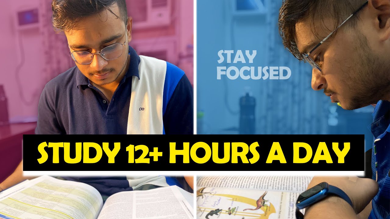 How I scientifically increased my Study Hours || Study 12 + Hours a Day ...