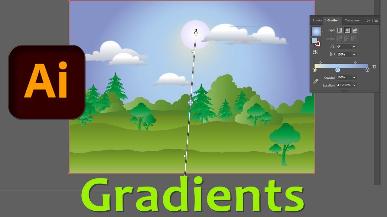 Gradients in Adobe Illustrator: A Comprehensive Tutorial for Beginners ...