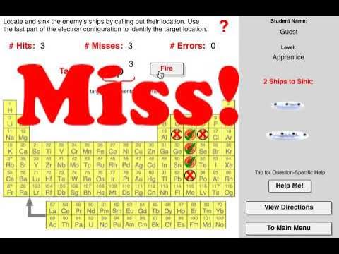 Periodic Table Battleship - YouTube