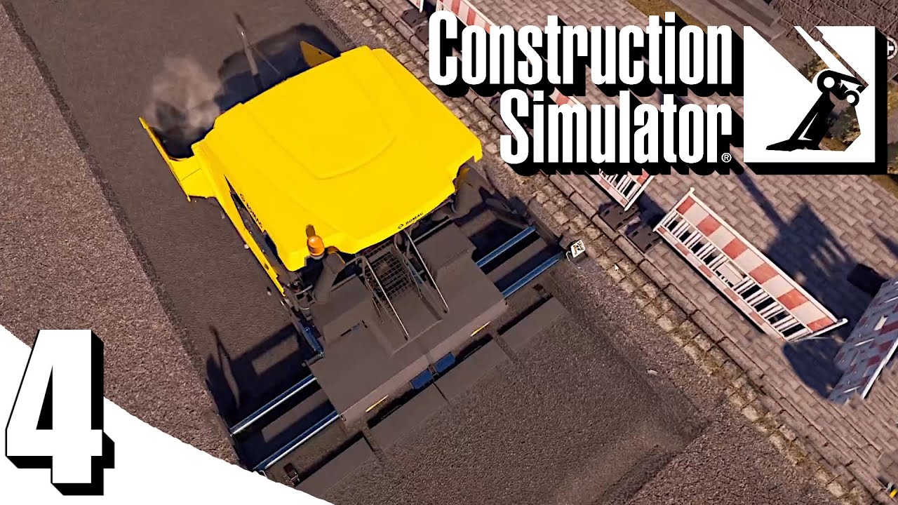 PAVIMENTANDO CON ASFALTO | CONSTRUCTION SIMULATOR #4 Gameplay Español - YouTube