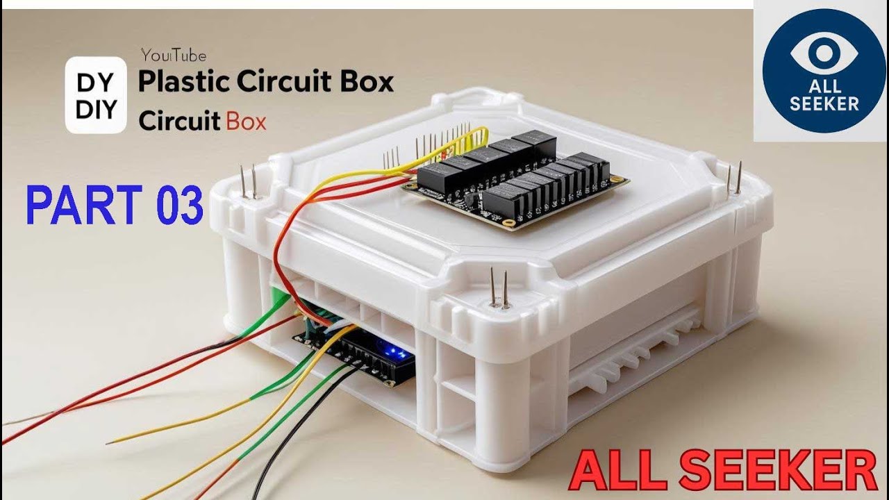 Electronic Circuit Box - Diy PVC Plastic Project Box - Part 03 - YouTube