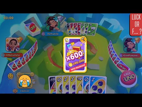 I tried to play Wild 600x for the First Time | UNO Mobile | FARC4Y