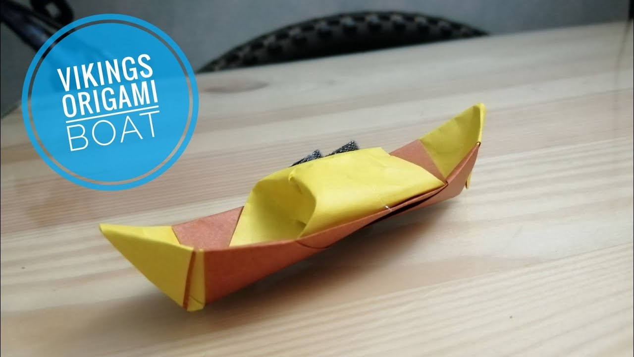 Easiest Origami Viking's Boat - YouTube
