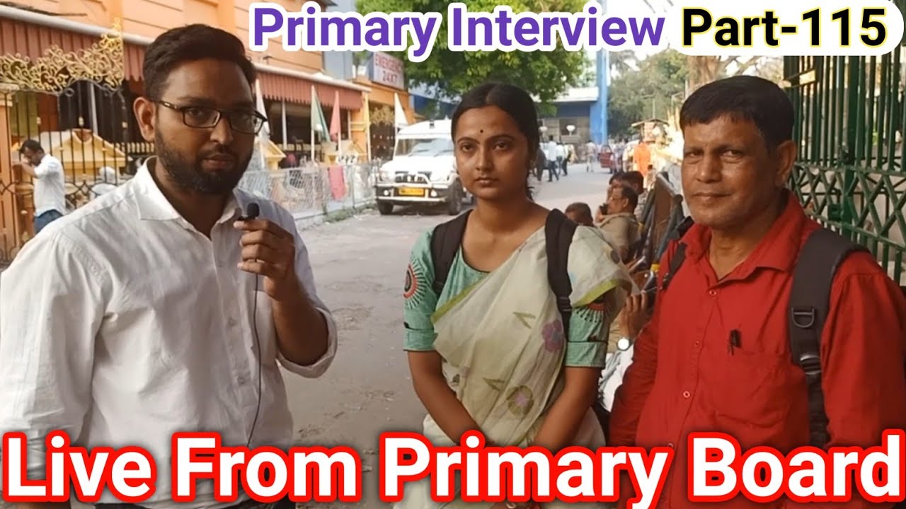 Live Interview From Primary Board Office-2022| WB Primary Teacher ...