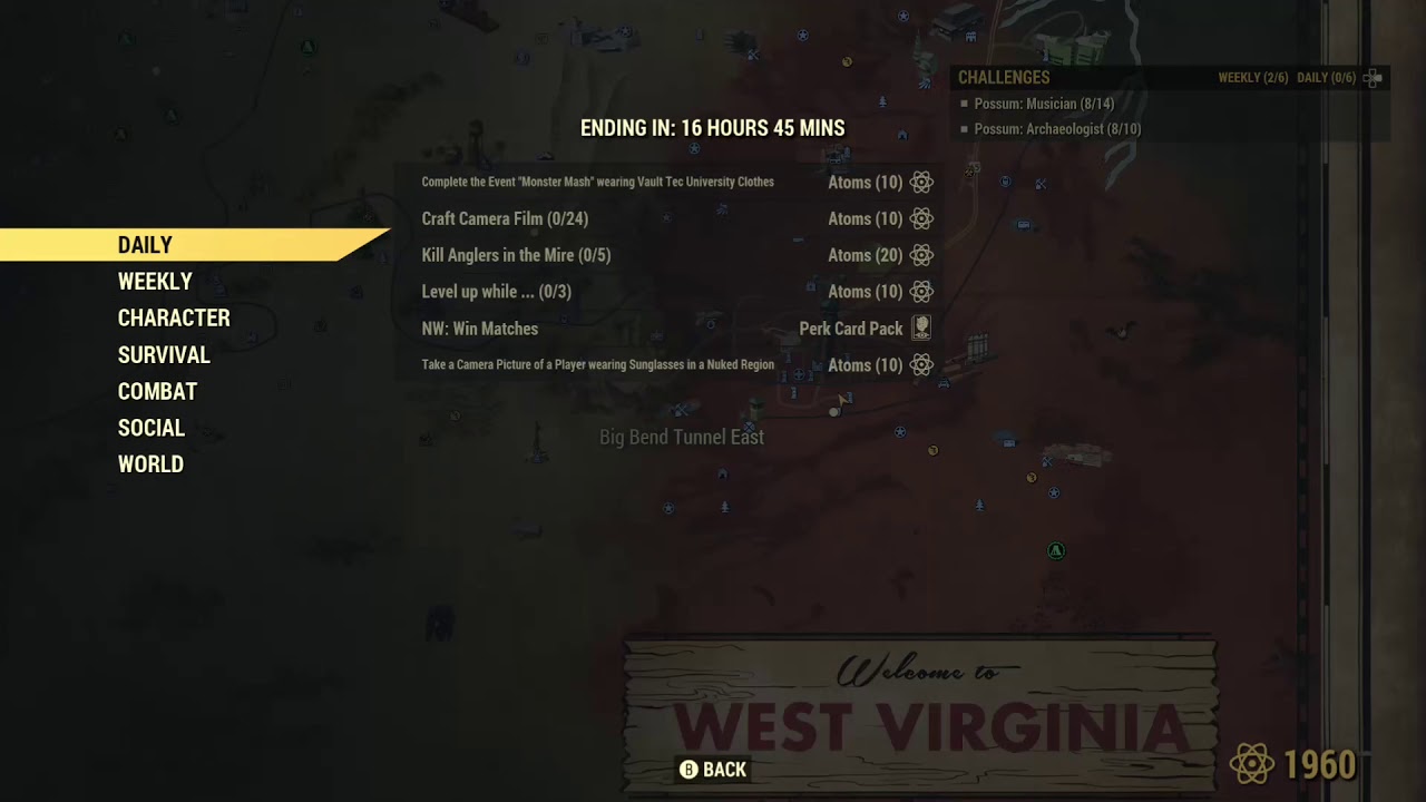 Fallout 76 glitch Play any instrument at Watoga High-school. Challenge ...