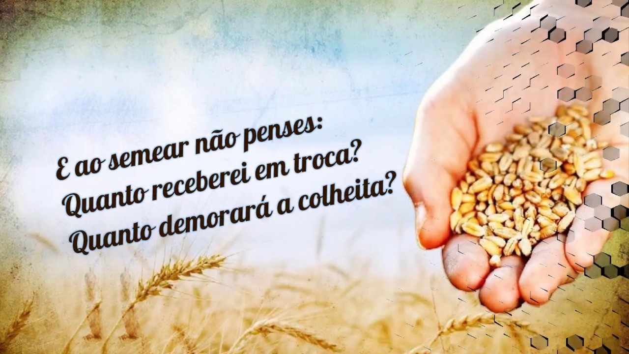 "Crescer juntos - tornar fecundo o amor". No campo do mundo tu és um ...