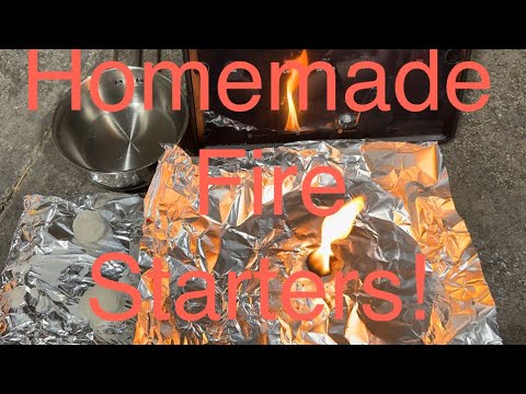 Making and Testing Homemade Fire Starters! - YouTube