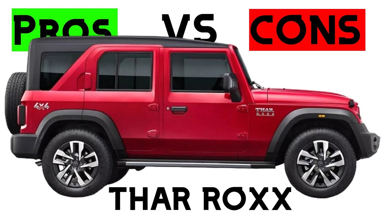 Mahindra Thar ROXX Pros & Cons - Must Watch Before Buying - YouTube