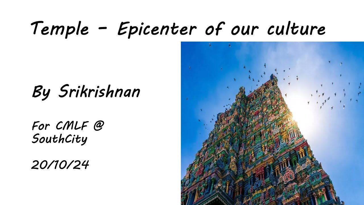 Temple-Epicenter of our Culture - YouTube