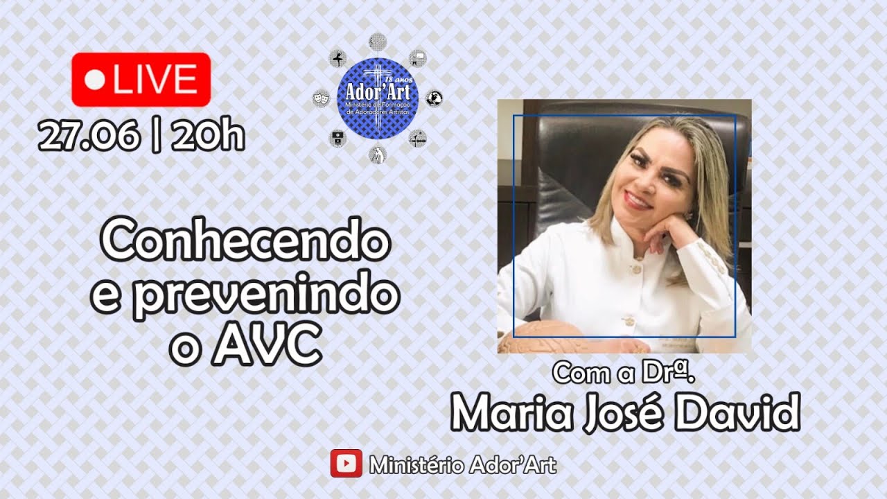 Live "Conhecendo e prevenindo o AVC", c/ a Neuro Mª José David - YouTube