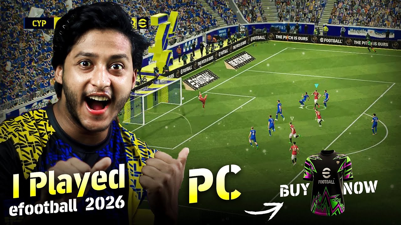 I Played efootball 2026 PC And It Was FIRE🔥efootball 2026 Pc gameplay🔥4K High Graphics - earning ...