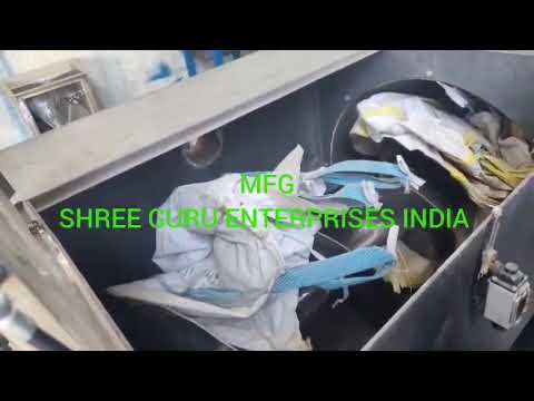 JUMBO BAG COMPACTOR MACHINE - BULK BAG COMPACTOR MACHINE - YouTube