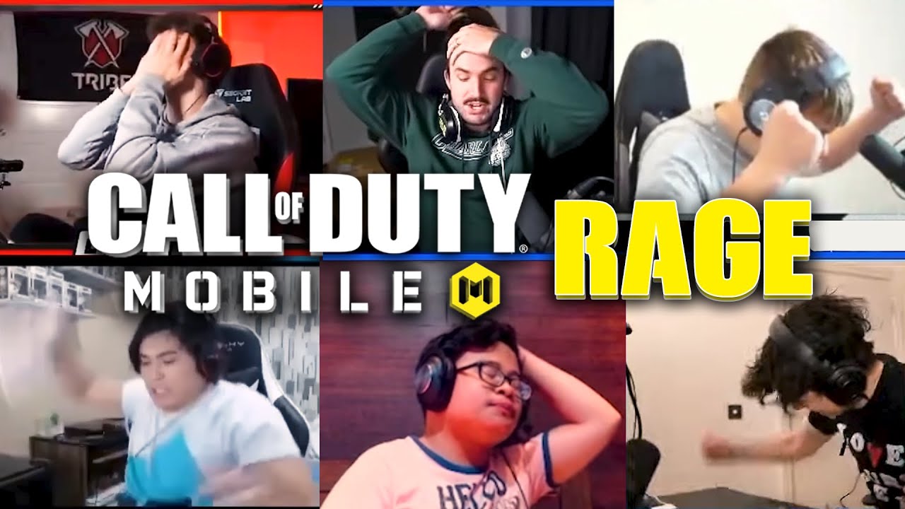 Streamers RAGE Compilation in COD MOBILE - YouTube