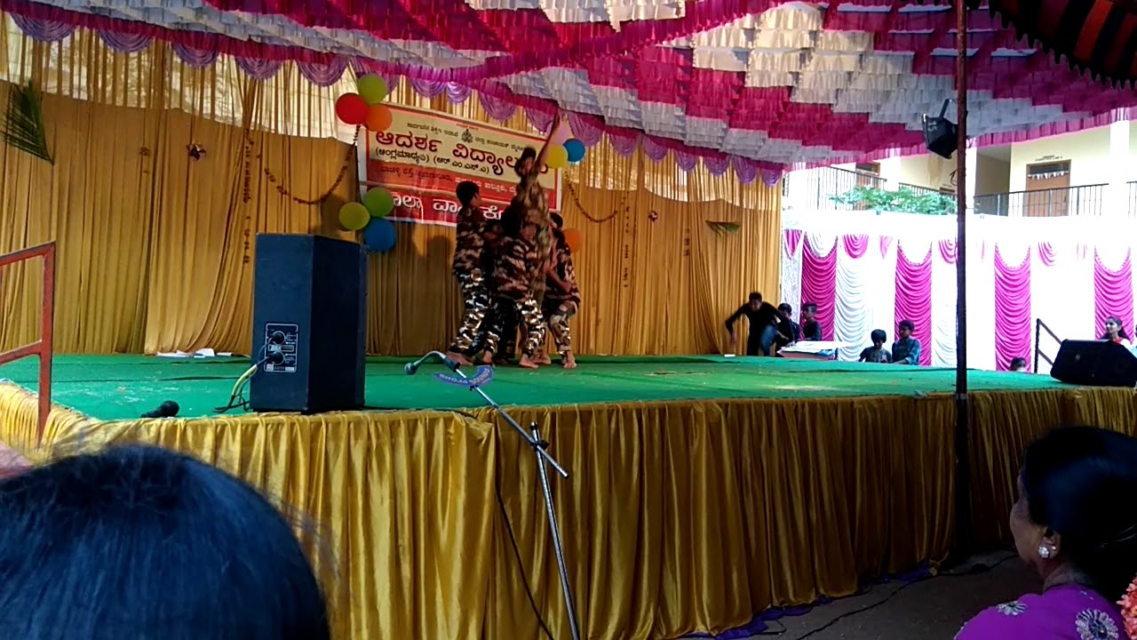 School annual day adarsha school hunsur - YouTube