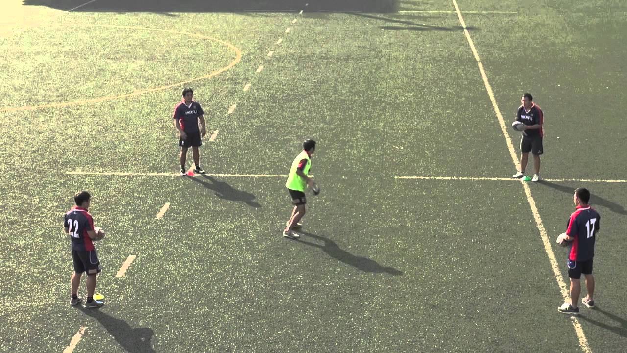 Catch & Pass Drill 18 - 4 Corner Passing Drill (Progression 2) - YouTube