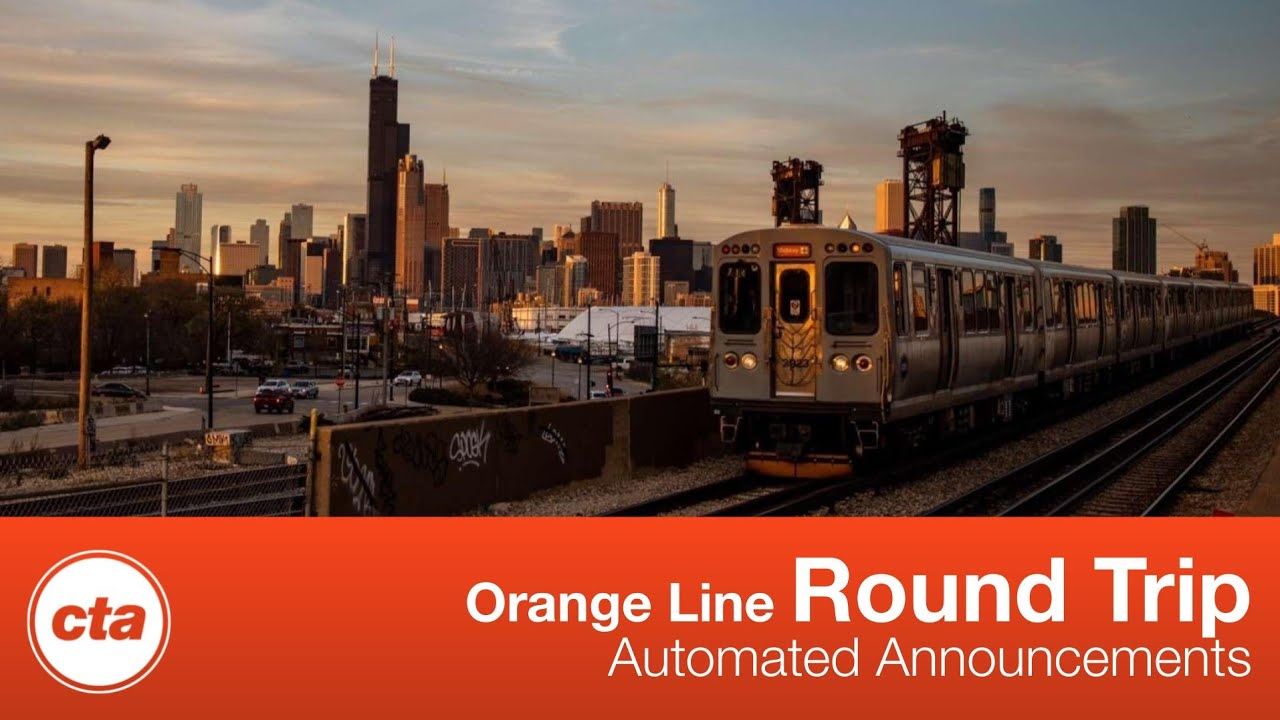CTA Orange Line - Automated Announcements Midway - Loop - Midway (2023 ...
