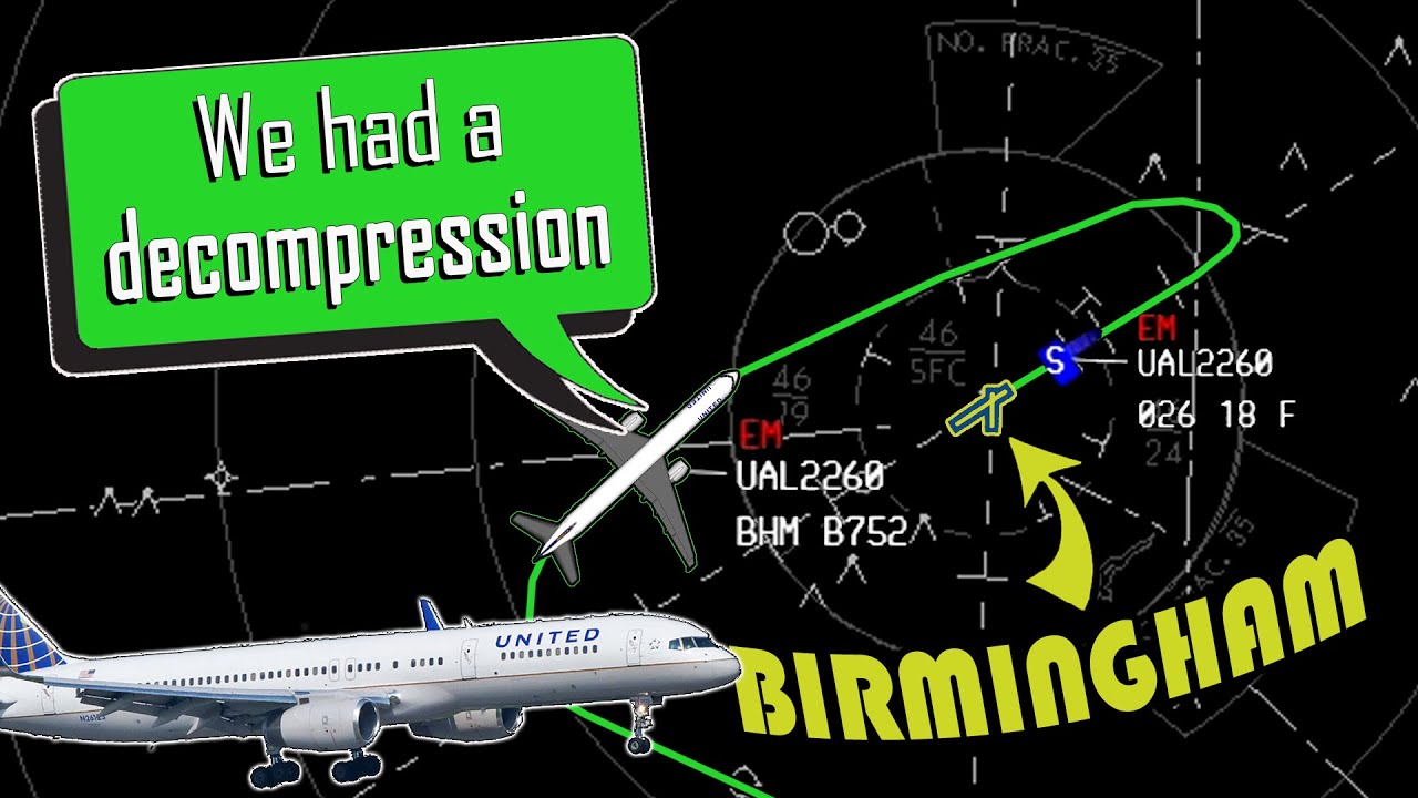 United B757 suffers DEPRESSURIZATION | Pilots feeling Hypoxic - YouTube