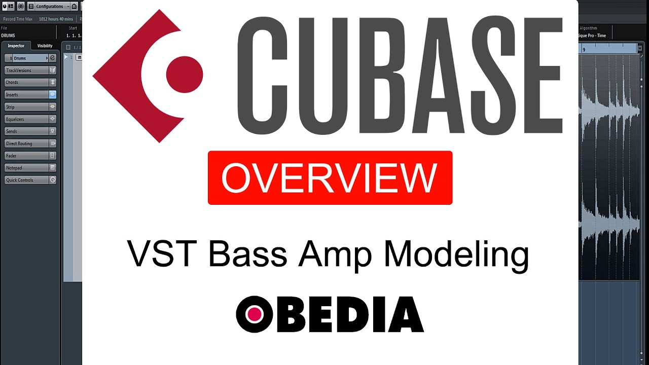 The VST Bass Amp Modeling Plugin in Cubase Pro 8 - YouTube