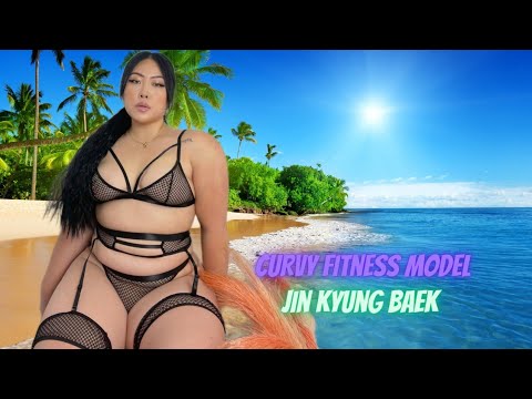 Jin Kyung Baek 여성스러운 패션 Bbw Plus Size Model, Instagram Stars, Fashion Models - YouTube
