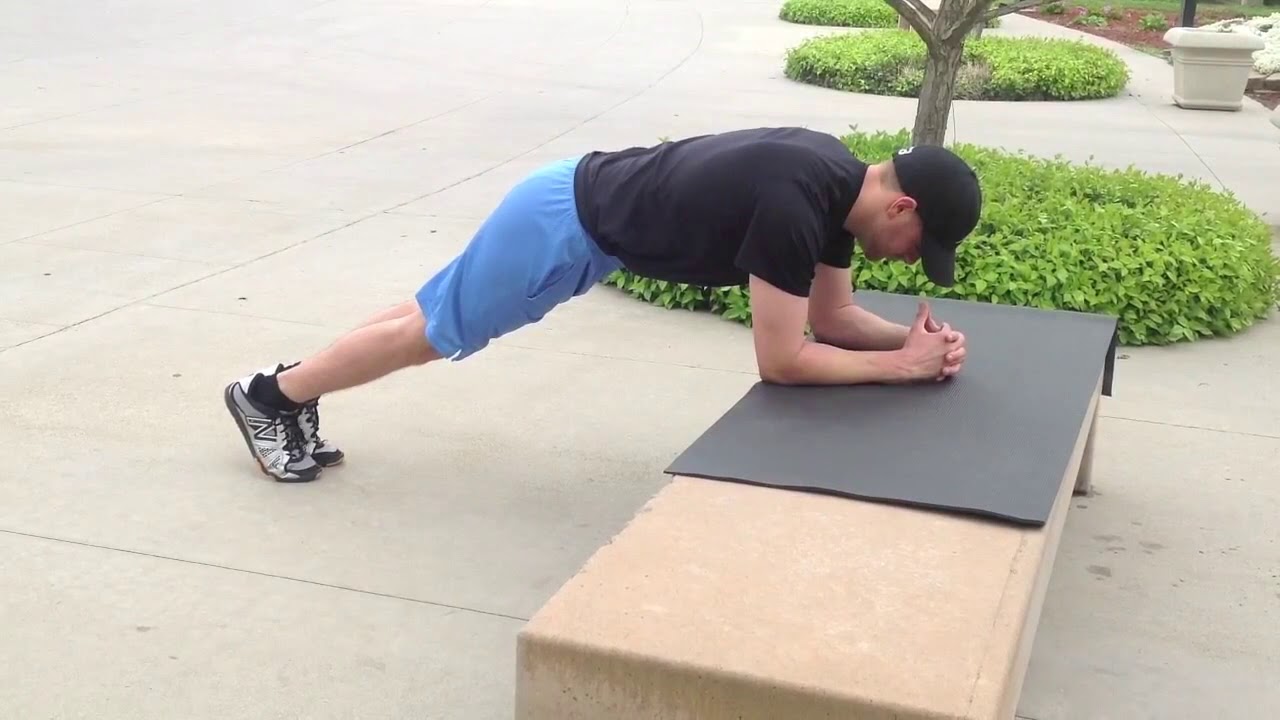 Plank on Bench - YouTube