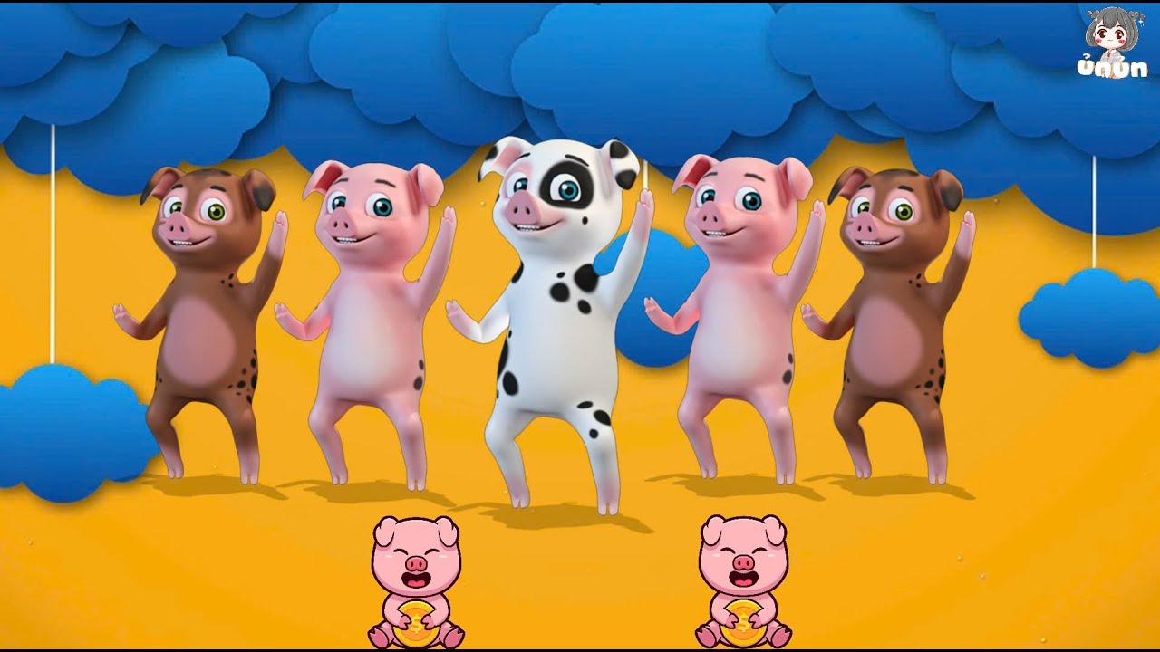 Heo Ủn Ỉn - Nhạc Hoạt Hình Đàn Heo Con - Bà Của Em Có Một Đàn Heo - Ú ...