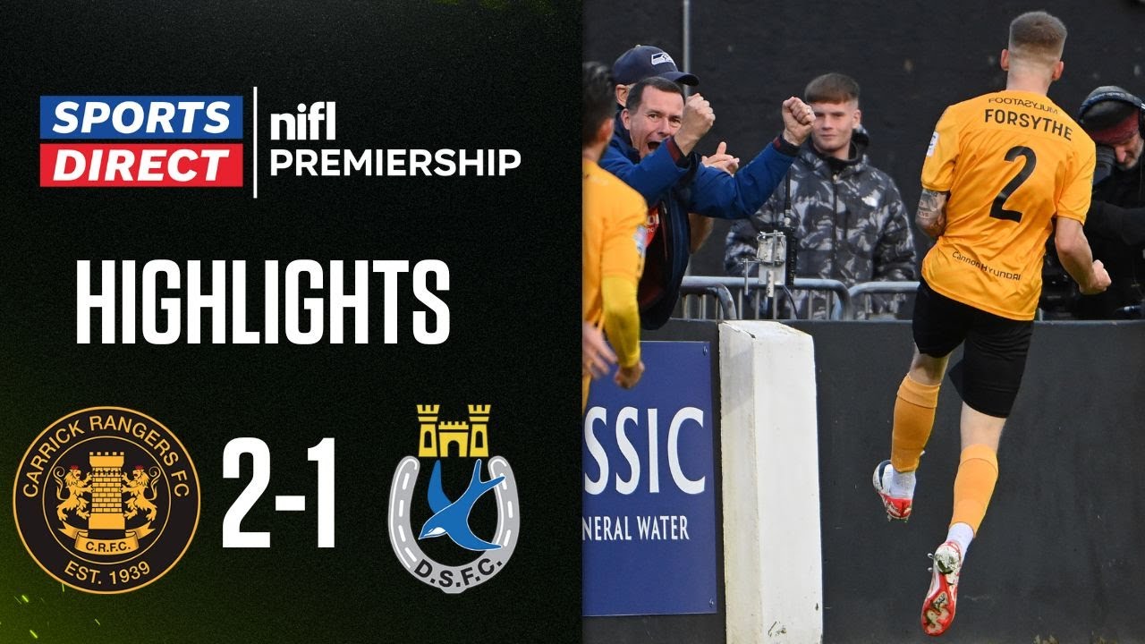 Late winner for Amber Army | Carrick Rangers 2-1 Dungannon Swifts | # ...