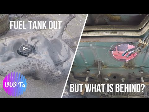 VW T4 Caravelle 2.5 Fuel Tank Removal - YouTube