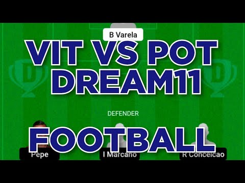 VIT vs POT Football Dream11 Team prediction win - YouTube