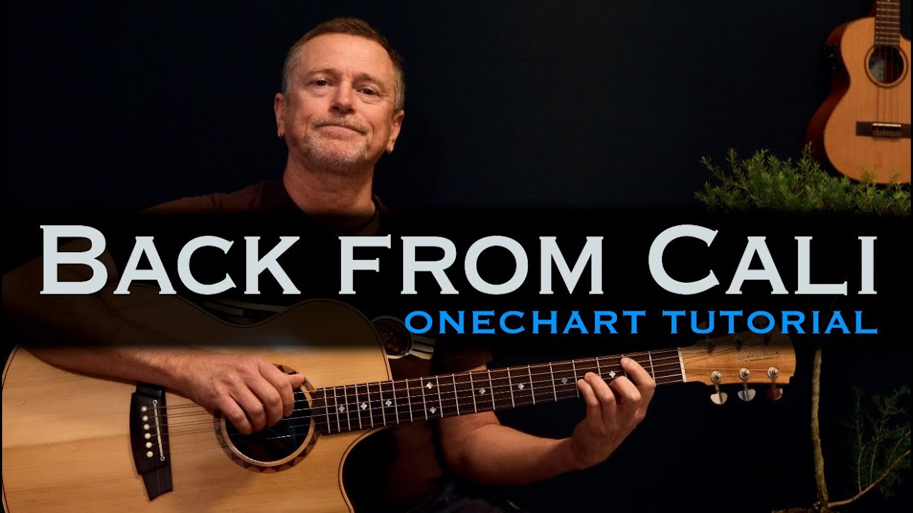 Back from Cali Slash Myles Kennedy acoustic guitar lesson tutorial ...